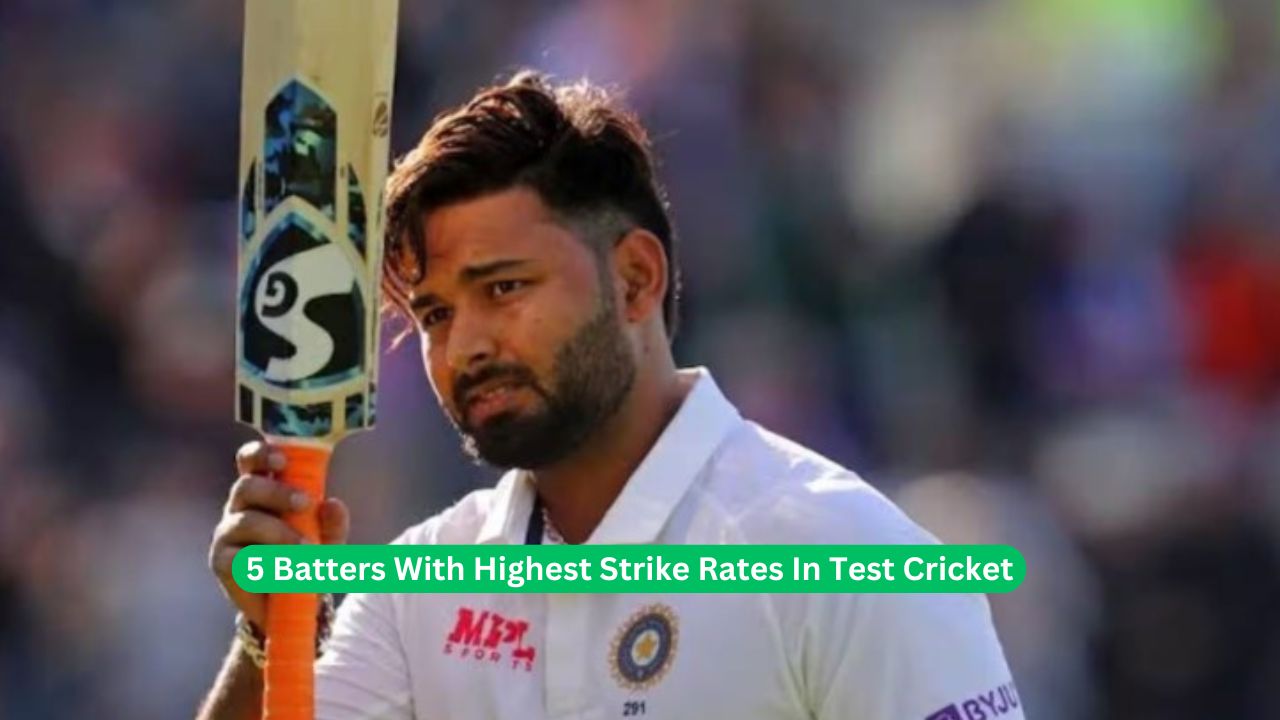 5 Batters With Highest Strike Rates In Test Cricket