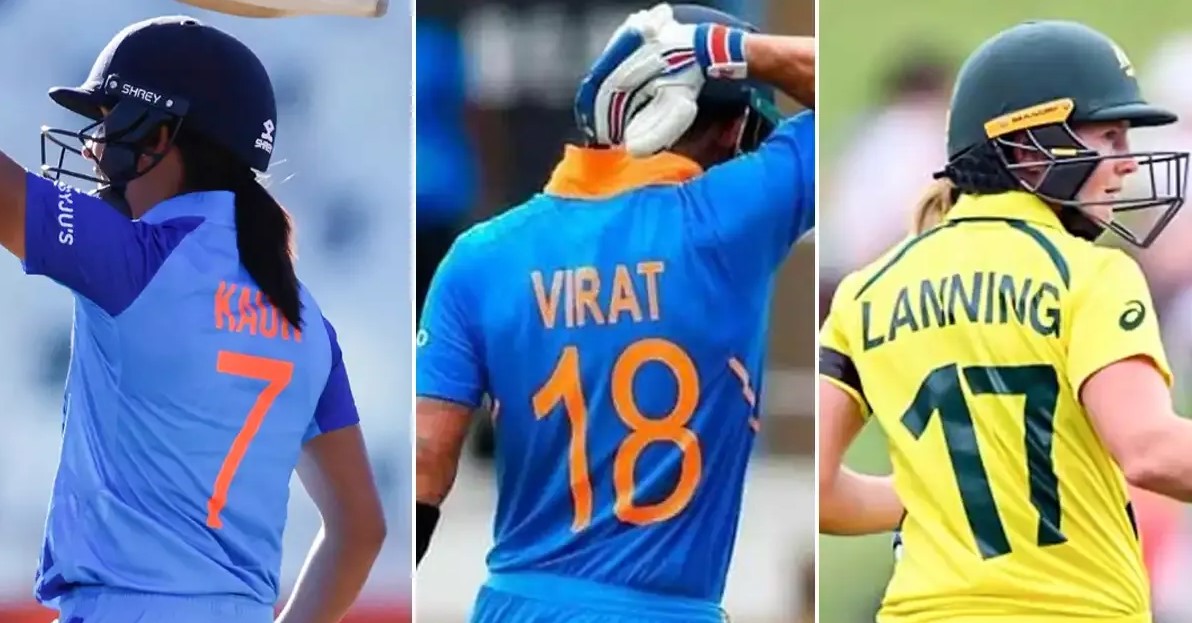 5 Male And Female Cricketers With Same International Jersey Numbers