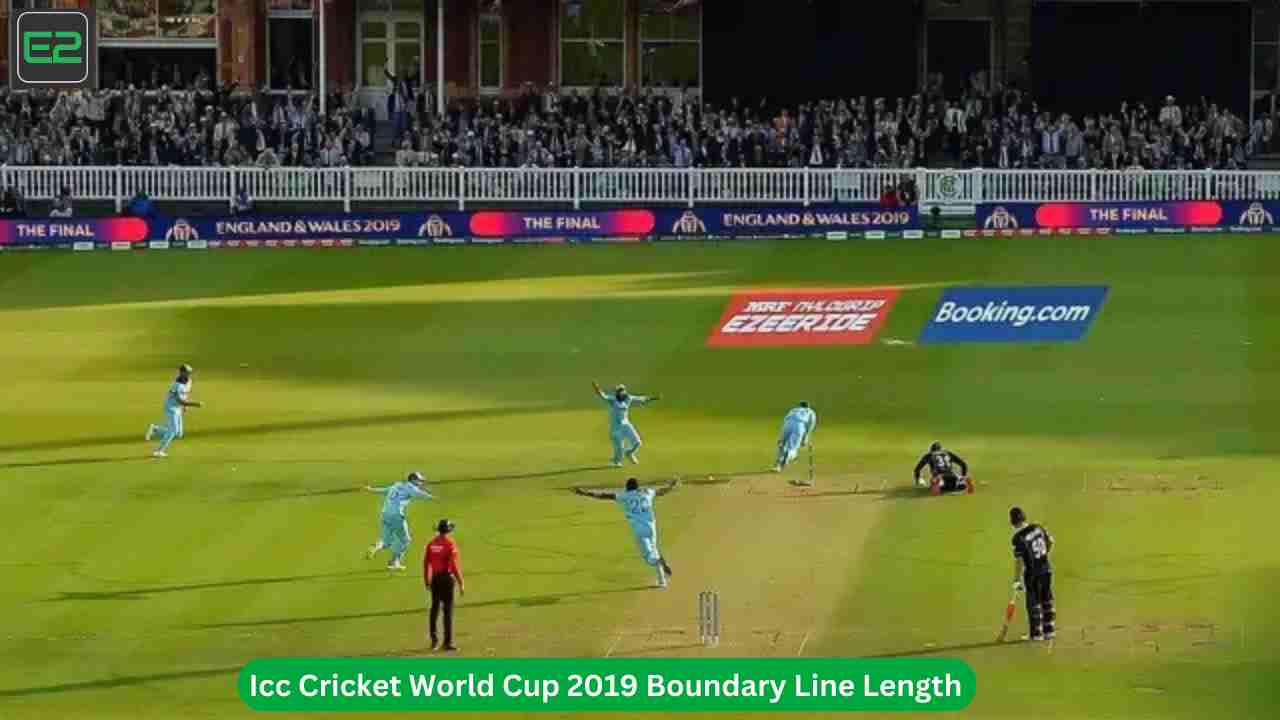 ICC Cricket World Cup 2019 Boundary Line Length
