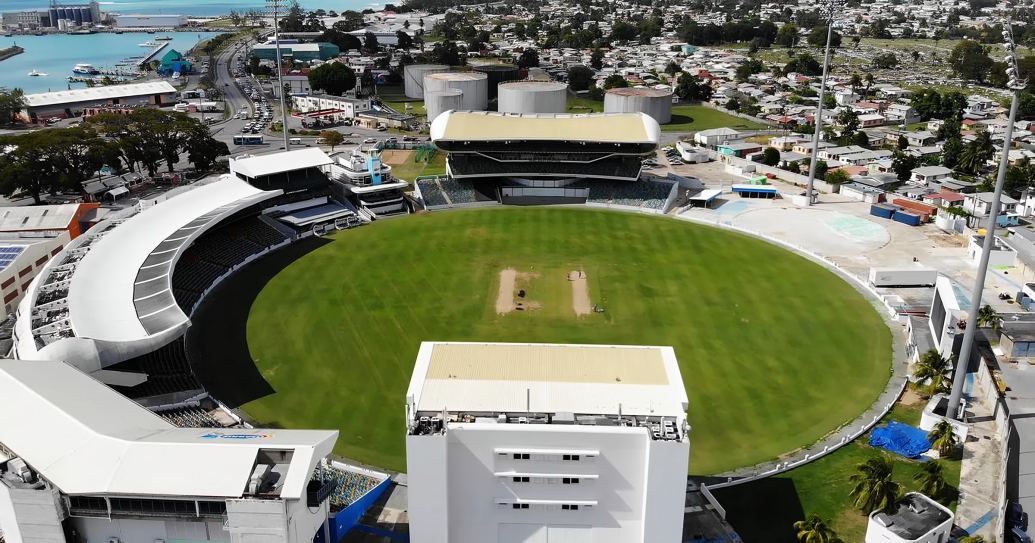 Boundary Dimensions at Kensington Oval, Barbados